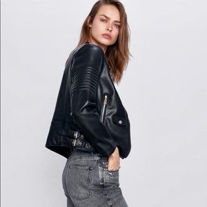 Zara | Jackets & Coats | Zara Moto Biker Jacket | Poshmark